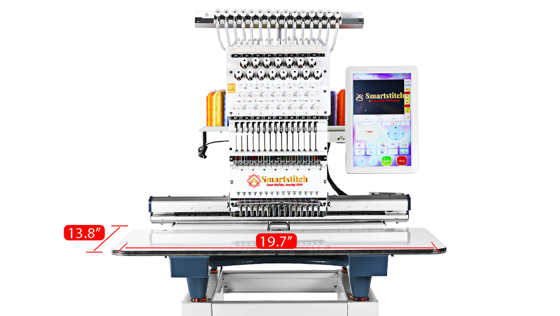 Smartstitch Embroidery Machine S1501, 15 Needles, Max Speed 1200RPM, C