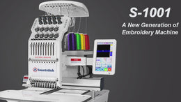 Smartstitch S-1001 Compact Embroidery Machine with WiFi, 9.5"x14.2 ...